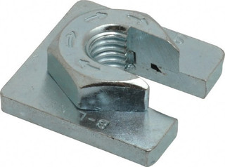 Cooper B-Line 1/2" Rod, Zinc Plated Carbon Steel Slip On Square Washer ...