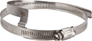 Hi-Tech Duravent Stainless Steel Hose Clamp 1/2" Wide x 0.02" Thick, 6 ...