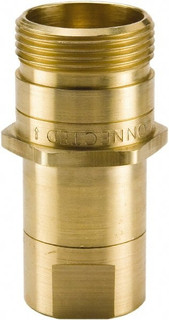 Parker Hannifin 1 NPTF Brass Hydraulic Hose Female Pipe Thread Nipple ...