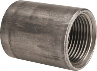 Value Collection Size 1", Class 150, Malleable Iron Black Pipe Coupling ...