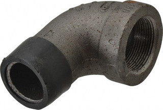 Value Collection Size 1-1/2", Class 300, Malleable Iron Black Pipe 90 ...