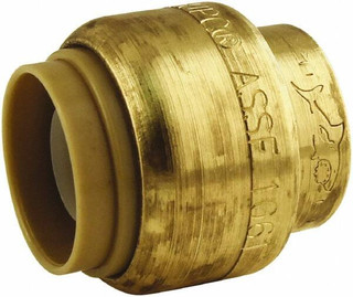 SharkBite 3/4" Brass Pipe End Cap Push-to-Connect x Push-to-Connect ...
