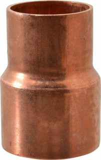 Mueller Industries 2 x 1-1/2" Wrot Copper Pipe Reducer FTG x C, Solder ...