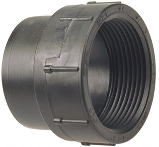 NIBCO 1-1/4", ABS Drain, Waste & Vent Pipe Adapter Spig x FIPT I026000 ...