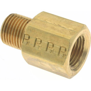 Parker Hannifin 1/8 Male 1/8 Female MBSPT x FNPTF 9/16" Hex Industrial ...