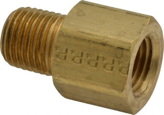 Parker Hannifin 1/4 Male 1/4 Female MNPTF x FNPTF Industrial Pipe ...