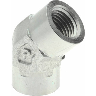 Parker Hannifin 1/4 Female FNPTF Industrial Pipe 45° Female Elbow 5,000 ...