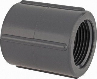 Value Collection 1" PVC Plastic Pipe Coupling Schedule 80, FIPT x FIPT ...