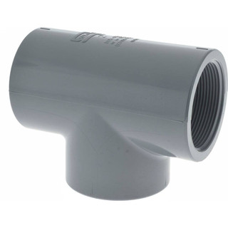 Value Collection 2" CPVC Plastic Pipe Tee Schedule 80, FIPT x FIPT x ...
