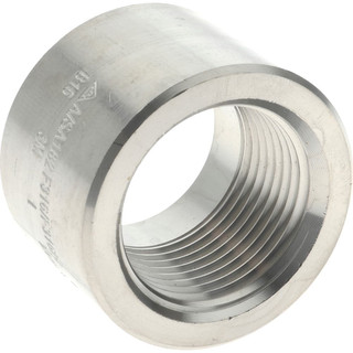 Merit Brass 1" 316/316L Stainless Steel Pipe Half Coupling FNPT Ends ...