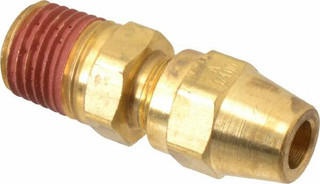 Parker Hannifin 1/4" Tube OD x 1/4-18 NPTF Brass Compression Tube Male ...