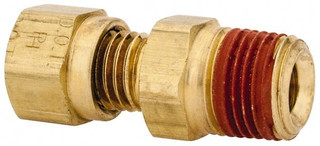 Parker Hannifin 3/16" Tube OD x 1/8 NPTF Brass Compression Tube Male ...