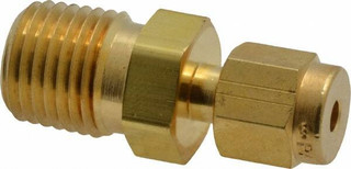Parker Hannifin 1/8" Tube OD x 1/4 MPT Brass Compression Tube Male ...