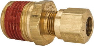 Parker Hannifin 3/8" Tube OD x 1/2 NPTF Brass Compression Tube Male ...
