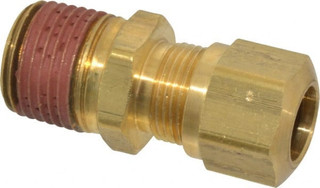 Parker Hannifin 1/2" Tube OD x 1/2 NPTF Brass Compression Tube Male ...