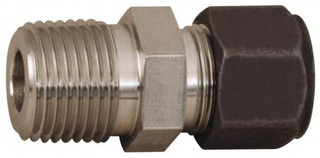 Parker Hannifin 5/16" Tube OD x 1/8 MPT Stainless Steel Compression ...