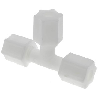 Made in USA 1/4" Tube OD, Acetal/Celcon Plastic Compression Tube Union ...