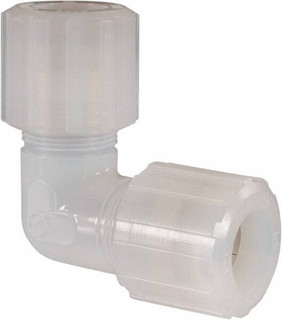NewAge Industries 3/4" Tube OD, PFA PTFE Plastic Compression Tube Union ...
