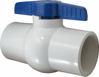 NIBCO 4" Pipe, Standard Port, PVC Miniature Ball Valve 1 Piece, Inline ...