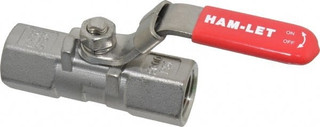 Ham-Let 1/2" Pipe, FNPT x FNPT End Connections, Stainless Steel, Inline ...
