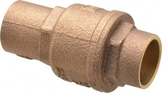 Legend Valve 3/4" Bronze Check Valve Inline, Soldered x Soldered, 250 ...