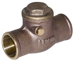 Legend Valve 2-1/2" Brass Check Valve Soldered x Soldered, 200 WOG 105 ...
