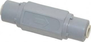 The Specialty Mfg. Co. 1/4" PVC Check Valve Inline, Push To Connect x ...