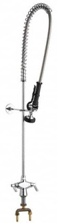 Chicago Faucets Wall Mount, Washdown Sprayer Pre Rinse Faucet Two ...