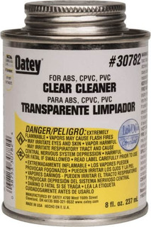 Oatey 8 oz All-Purpose Cleaner Clear, Use with ABS, PVC & CPVC For All ...