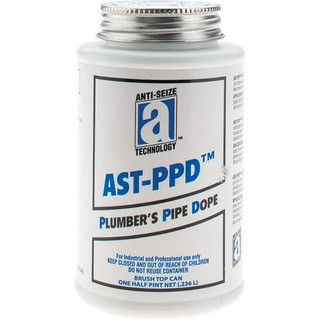 Made in USA Brush Top Can Tan Threaded Pipe Sealant 400°F Max Working ...