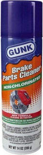 GUNK 14 oz Aerosol Can Automotive Brake Parts Cleaner Nonchlorinated ...