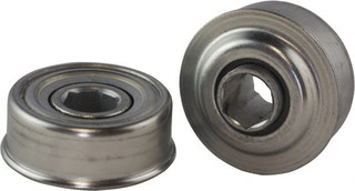 USDI 1 Row, 2.265" OD, 11/16" Hex Single Seal Conveyor Roller Bearing ...