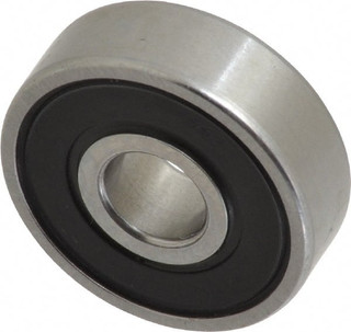 SKF 7mm Bore Diam, 22mm OD, Double Seal Deep Groove Radial Ball Bearing ...