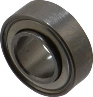 Value Collection 3/16" Bore Diam, 3/8" OD, Double Shield Miniature Radial Ball Bearing 1/8" Wide ...
