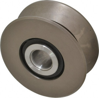 Osborn 4-1/2" Roller Diam x 1-13/16" Width, V Grooved Yoke Roller Steel ...