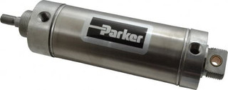 Parker Hannifin 4" Stroke x 2-1/2" Bore Double Acting Air Cylinder 1/4 ...