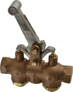 Kingston Valves 1/2" Inlet NPT 1/2" Outlet Locking Lever Hoist Control ...