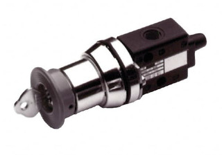 Norgren 1/8" Inlet Shrouded Button Actuator Packed Spool Manual Air ...