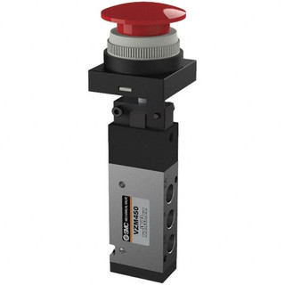 SMC Pneumatics 0.55 CV Rate, 1/8" NPT Inlet Mechanical Valve 4 Way, 5 ...