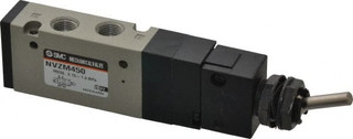 SMC Pneumatics 0.55 CV Rate, 1/8" NPT Inlet Mechanical Valve 4 Way, 5 ...