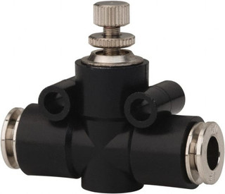 PRO-SOURCE 1/4" Tube OD Inline Flow Control Valve 0 to 113.76 psi ...