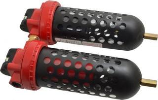 RTI 1/2" 60 SCFM Air Dryer/Filter Unit Polycarbonate, 8-1/2" Wide x 11 ...