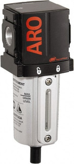 ARO Fluid Management 3/8" Port Coalescing Filter Metal Bowl, Manual ...