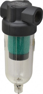 Norgren 1/4" Port Coalescing Filter Polycarbonate Bowl, Manual Drain ...