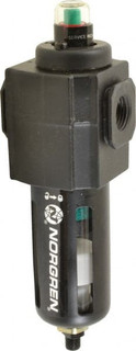 Norgren 1/2" Port Coalescing Filter Polycarbonate Bowl, Automatic Drain ...