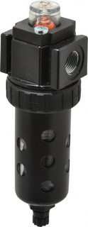 Parker Hannifin 3/8" Port, 34 CFM Coalescing Filter Polycarbonate Bowl ...
