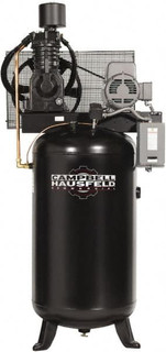 Campbell Hausfeld 7.5 hp 80 Gal Stationary Electric Vertical Air ...