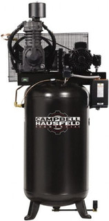 Campbell Hausfeld 7.5 hp 80 Gal Stationary Electric Vertical Air ...