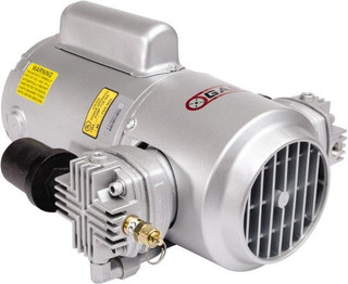 Gast 3/4 hp, 4.7 CFM, 100 Max psi Piston Compressor Pump 220 to 240/380 ...