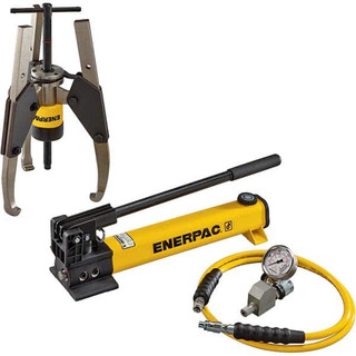 Enerpac 14 Ton, 13-25/32" Spread, Hydraulic Puller Set 12.6" Reach, 2 ...